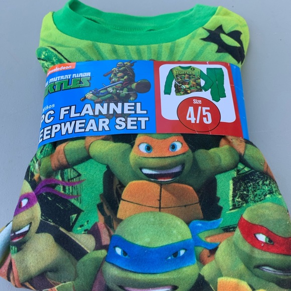 Nickelodeon | Pajamas | Teenage Mutant Ninja Turtles Boy 2 Pcsleepwear ...
